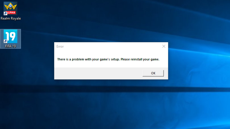 There Is A Problem With Your Games Setup что за ошибка и как исправить